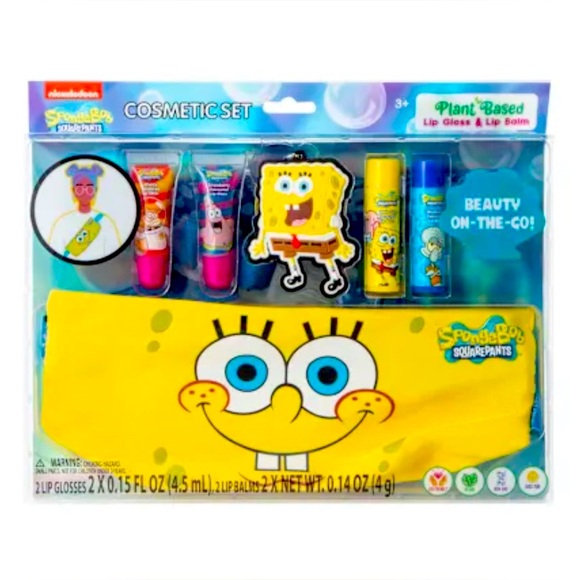 Accessories | Spongebob Squarepants Cosmetics Set | Poshmark